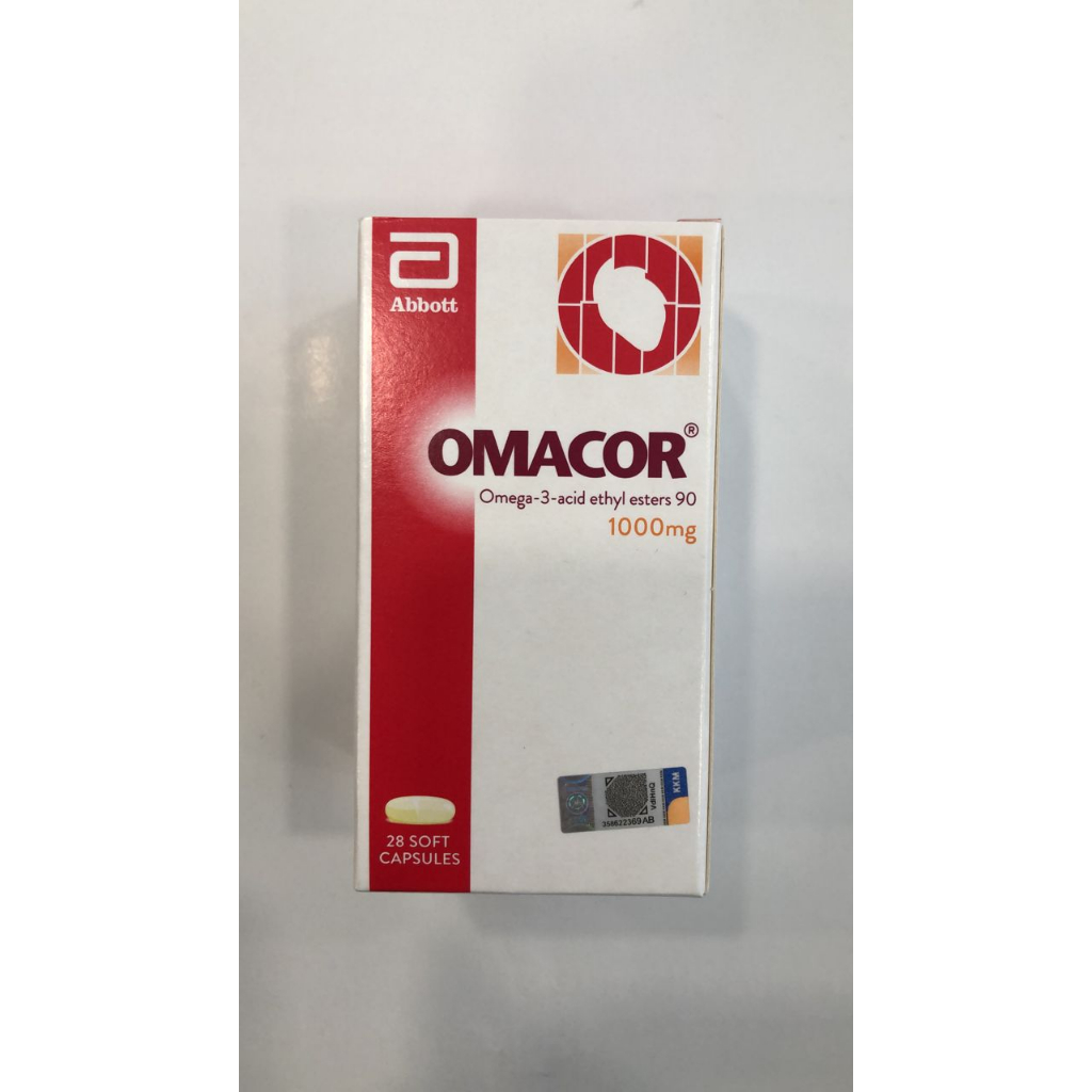OMACOR omega-3 1000mg 28's (soft capsules) | Shopee Malaysia