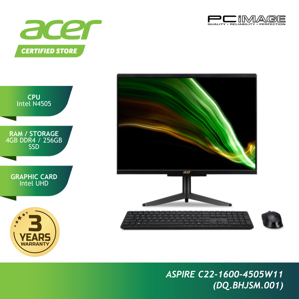 ACER ASPIRE C22-1600 Celeron® N4505/4GB/256GB SSD/INTEL UHD/21.5" FHD ...