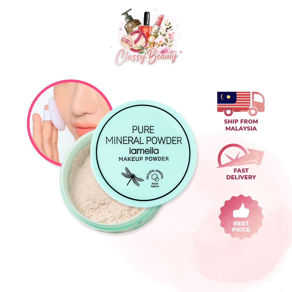 ORIGINAL Lameila Oil-control Mineral Loose Powder Mint Oil-control Set ...