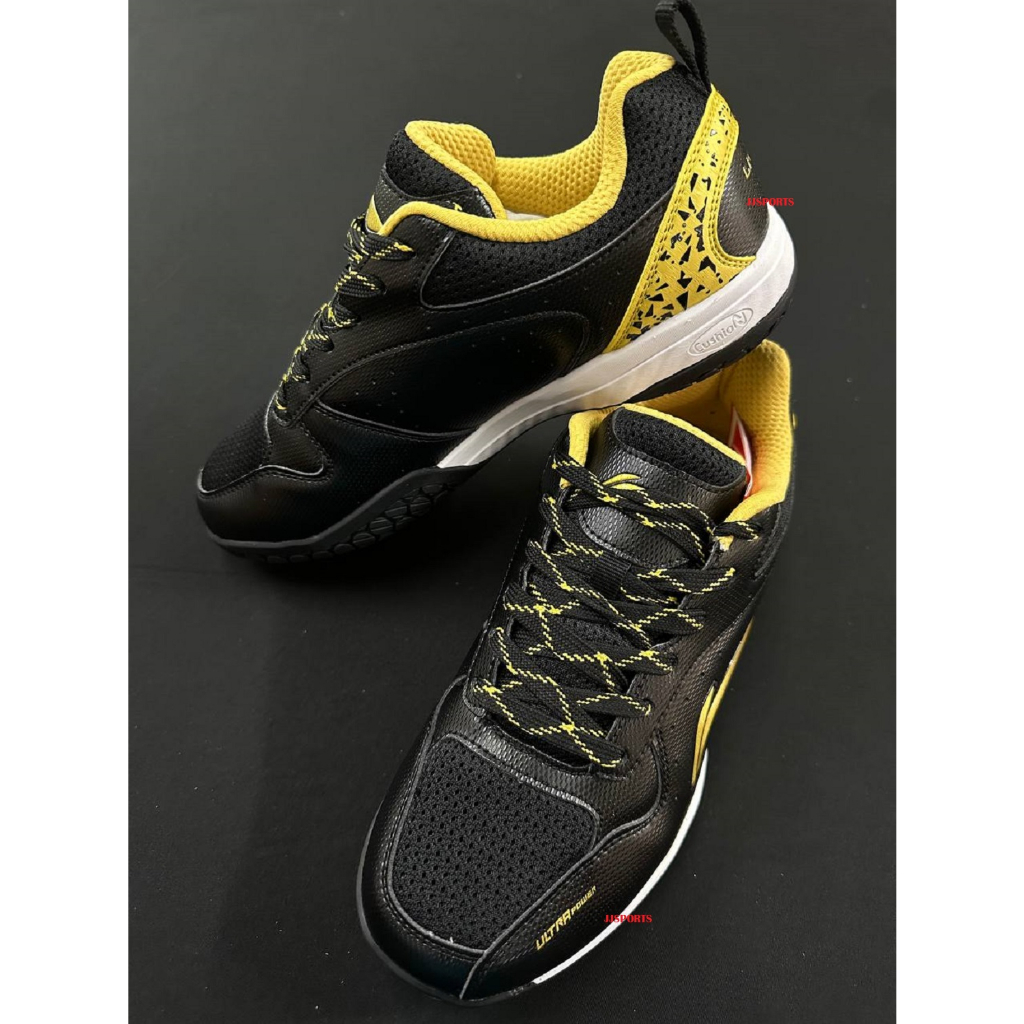 LI-NING Badminton Shoes ULTRA POWER (100% Original) BLACK GOLD AYTT045 ...