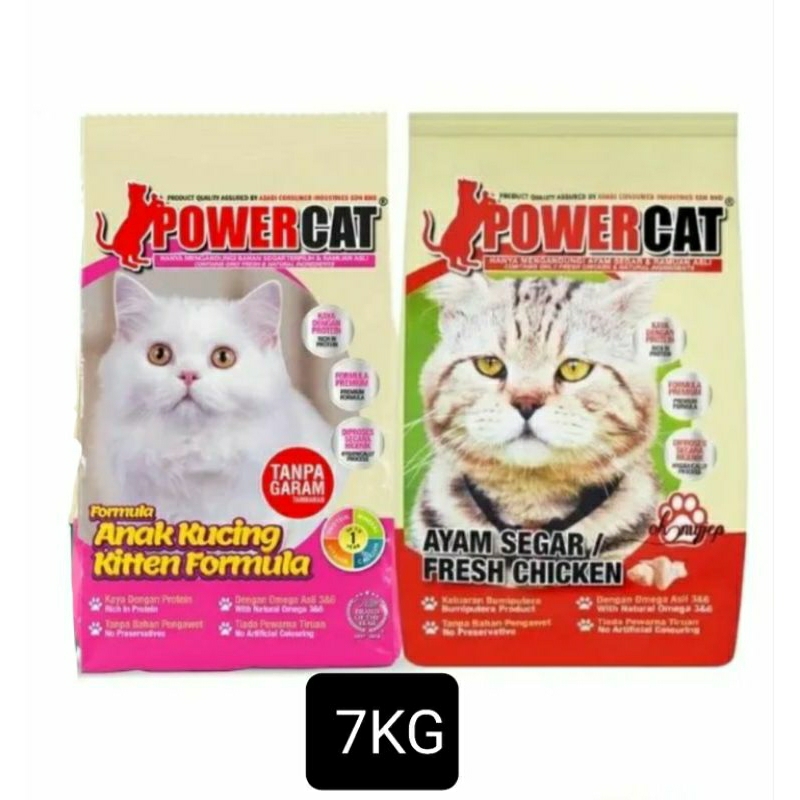 POWERCAT Cat Food (7kg) | Shopee Malaysia