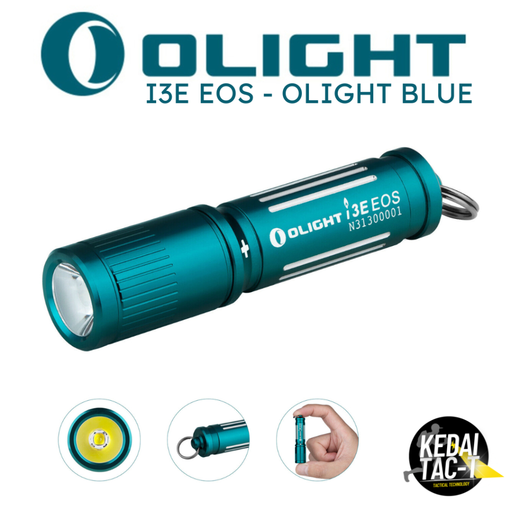 Olight I3E (OLIGHT BLUE) Various Color Keychain Flashlight - MALAYSIA ...