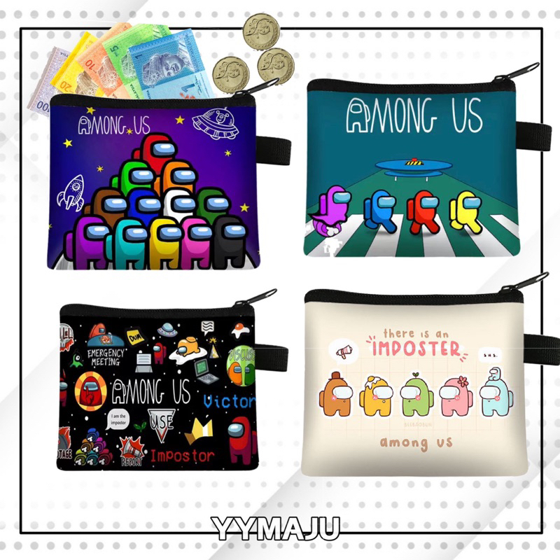 Among Us kids coin wallet / Dompet / coin purse | Shopee Malaysia