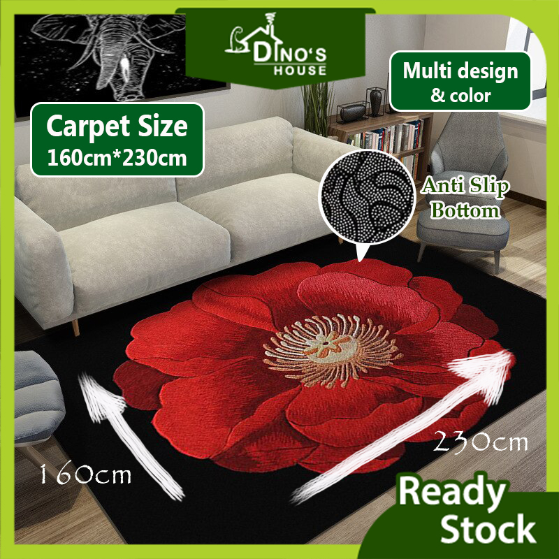 (Size C) 230*160cm Karpet Besar Ruang Tamu Alas Kaki Bilik Floor Mat ...