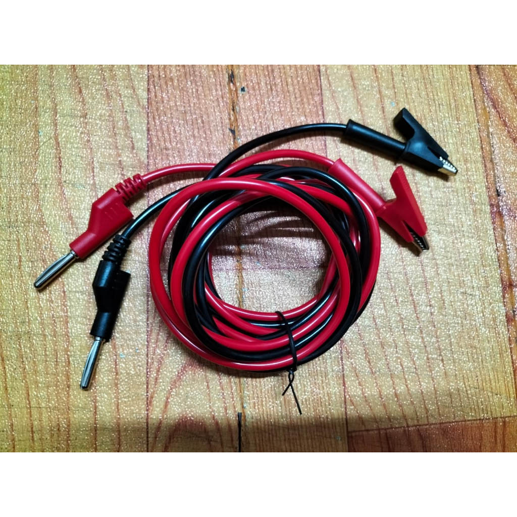 Banana Plug 4MM To 20A Crocodile Clip Test Hook Both Double Crocodile ...