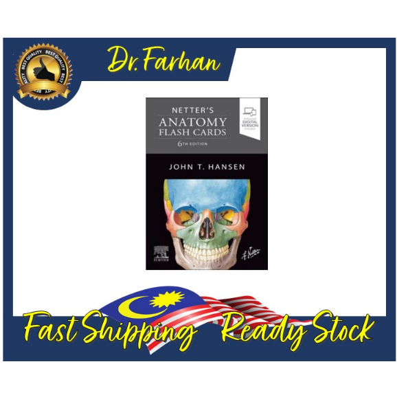 Netter’s Anatomy Flash Cards 6E with Digital Version ISBN 9780323834179 ...