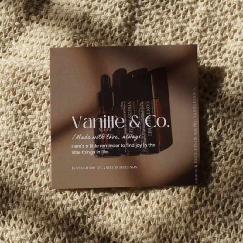 Vanille & Co. Greeting Card | Shopee Malaysia