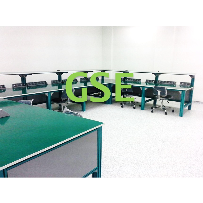 RoHS-1 ESD Green Table Mat 2 of 2, Various sizes, 2mm Thickness, Glossy ...