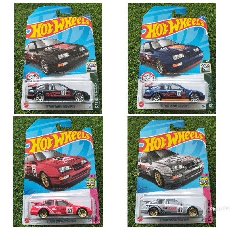 HOT WHEELS 2022-2023 '87 FORD SIERRA COSWORTH HW RETRO RACERS 033/250 ...