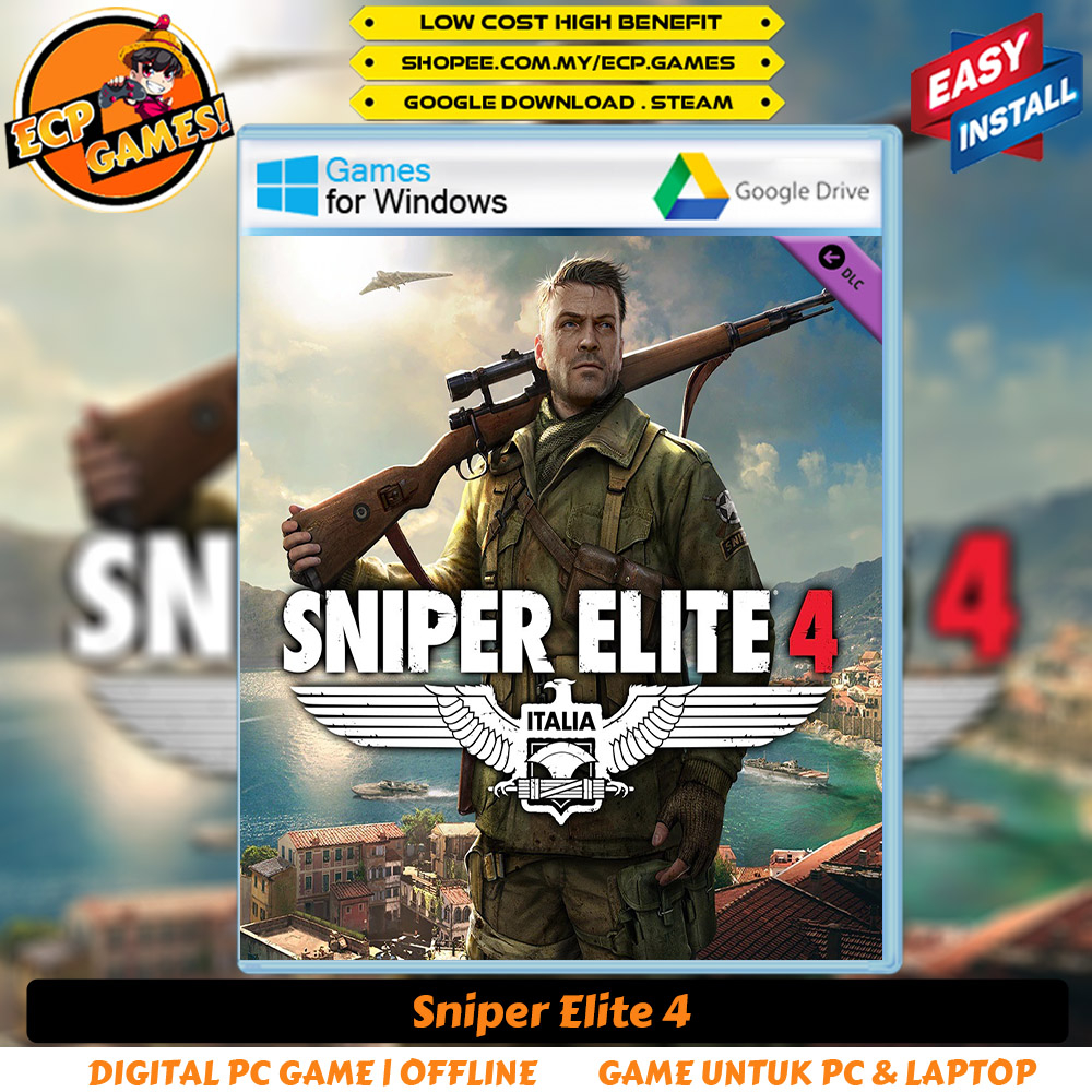Sniper Elite 4 / PC / Game / Offline / Digital Download / Dlc / Ecpgames | Shopee Malaysia
