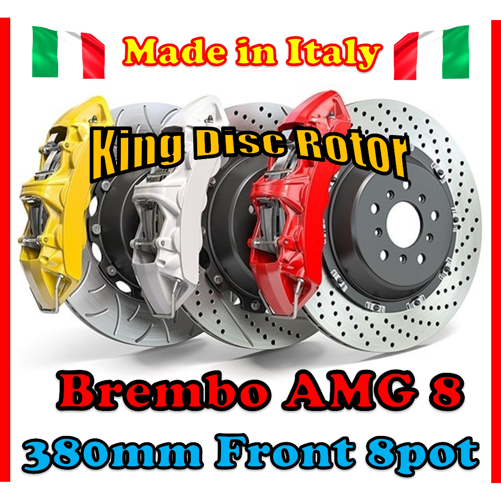 Brembo AMG8 Front 8pot Caliper Made in Italy | Shopee Malaysia