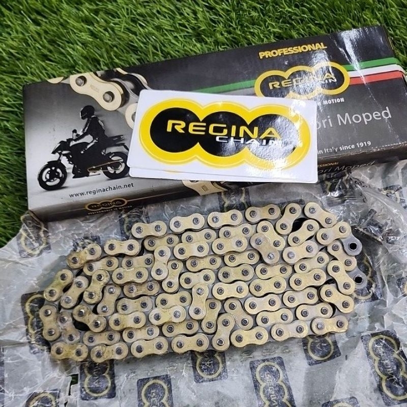 Regina italy Racing Heavy Duty Chain 428 - 132L 415-130L Gold Chain ...