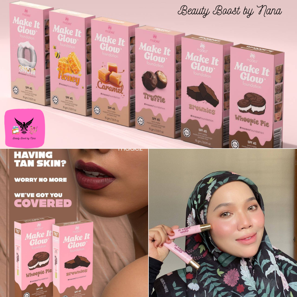 🔥 Glow Like Never Before! MAAEZ MAKE IT GLOW Foundation - 🎨 Exciting ...
