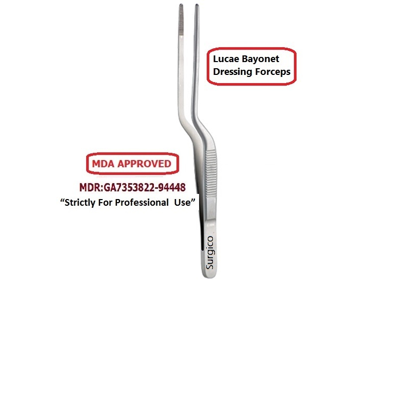 Lucae- Bayonet Dressing Forceps 16cm Surgical Medical use | Shopee Malaysia