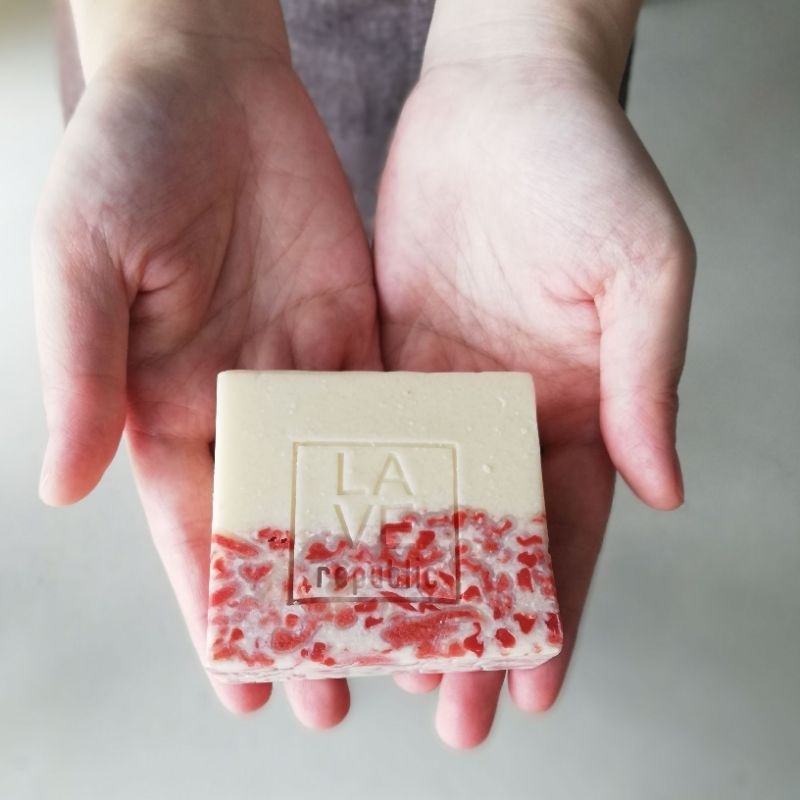 Lave Republic Pomegranate Raspberry Yogurt Soap | Shopee Malaysia