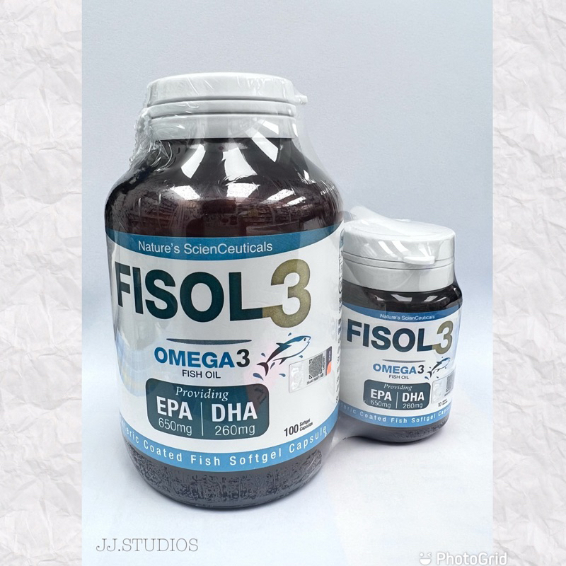 FISOL 3 OMEGA 3 100s + 30s | Shopee Malaysia