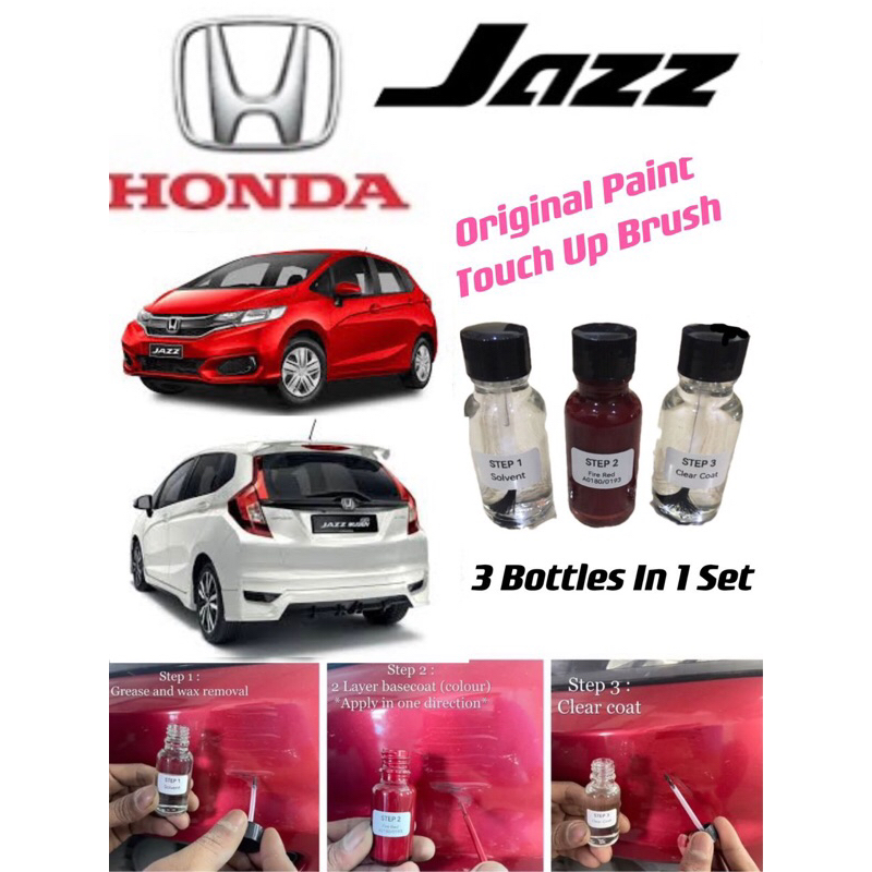 Honda Jazz Paint Repair Kit Original Colour Touch Up Paint Combo Set ...