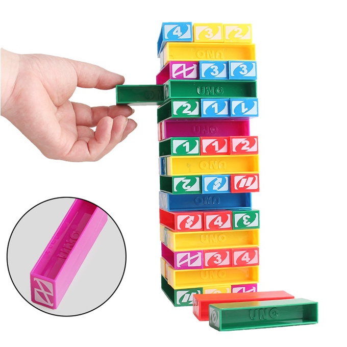 Family Game Stacko Stacking Block Tumble Tower Board Games Toys ...