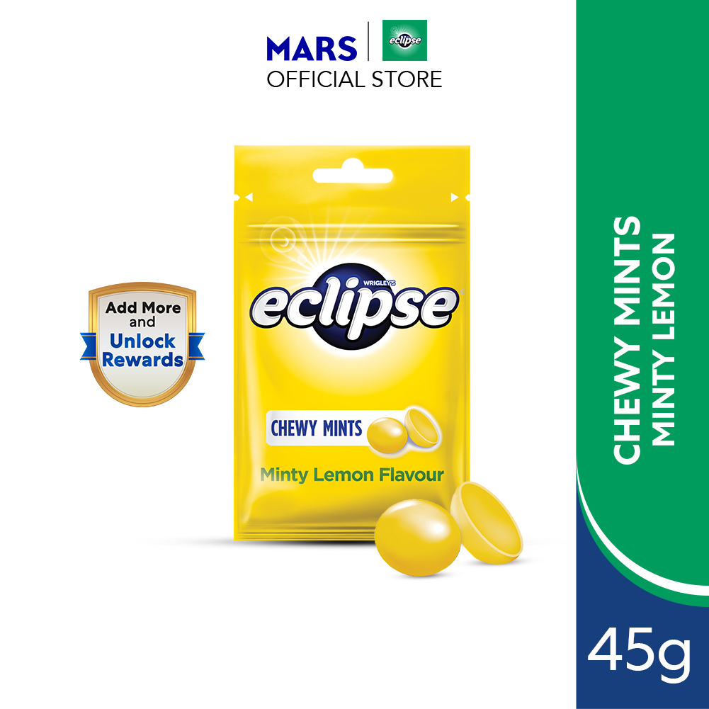 Eclipse Chewy Mints Lemon Bag 45g Chewy Candy / Fruity | Shopee Malaysia