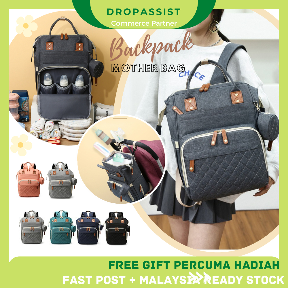 DROPASSIST 1481 Multipurpose Large Baby Diaper Backpack Baby Travel ...
