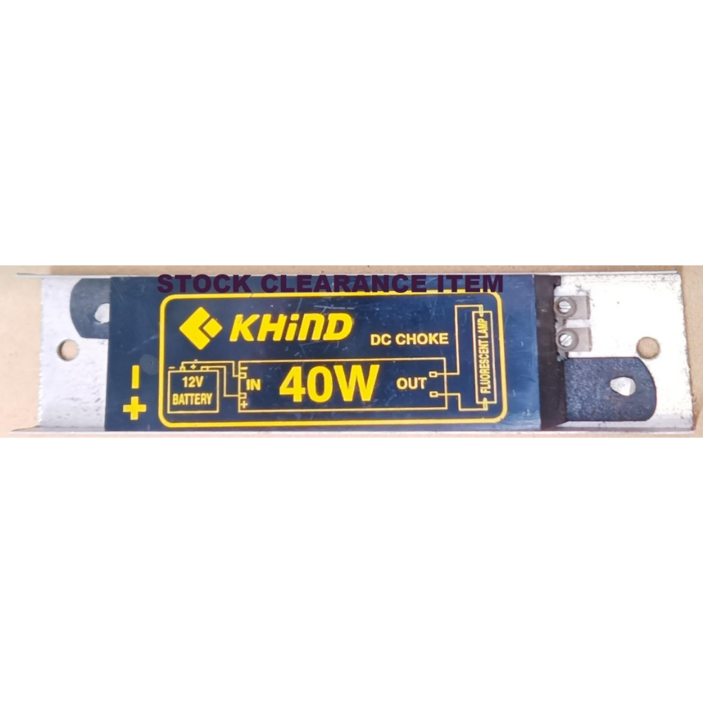 Stock Clearance Khind 40W DC Choke (For 12V Battery) | Shopee Malaysia