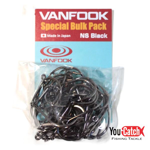 YOUCATCH VANFOOK fishing hook SPECIAL BULK PACK RINGED CHINU (50 PCS ...