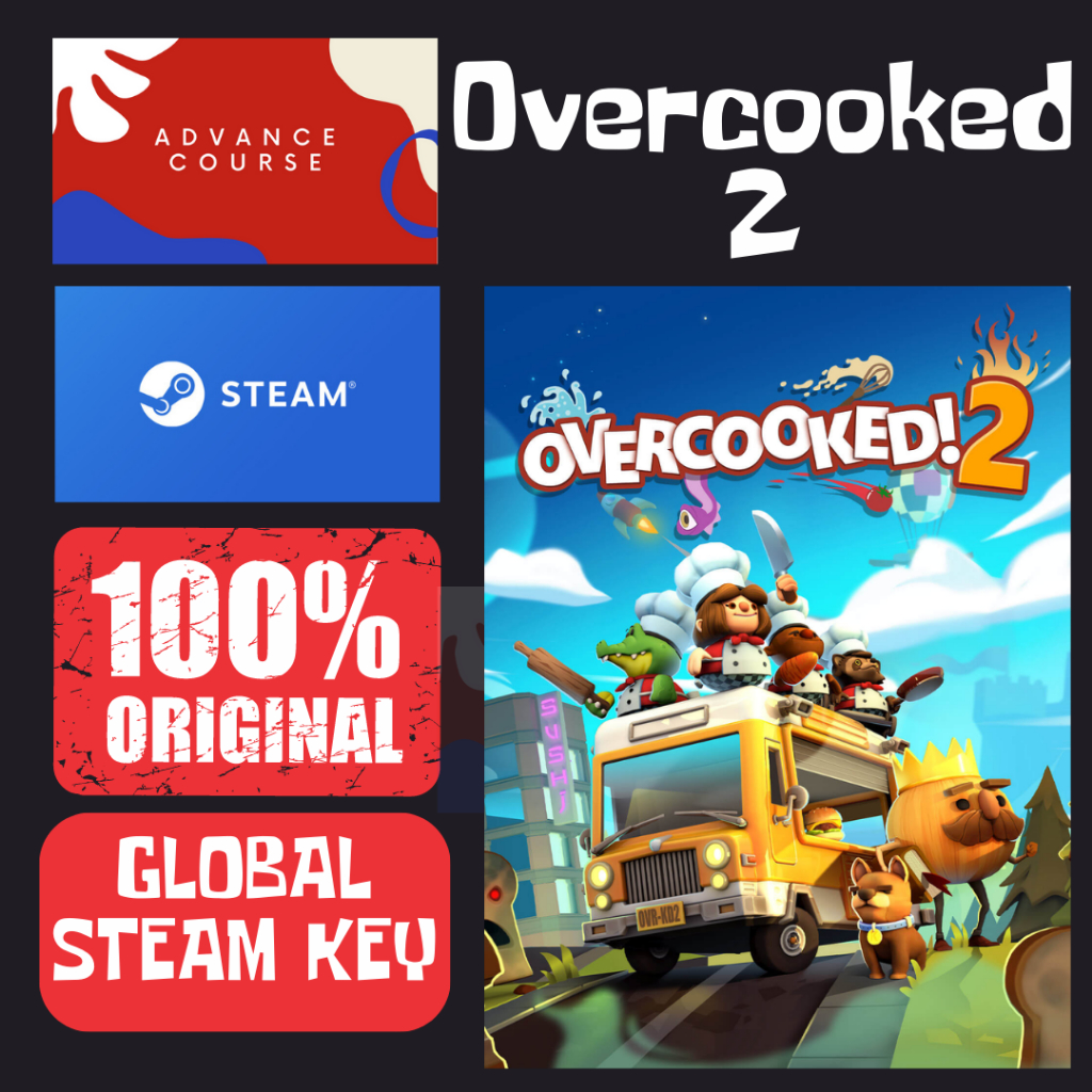 PC Steam Game 100% Original - Overcooked 2 [NEW STEAM ACCOUNT] | Shopee ...
