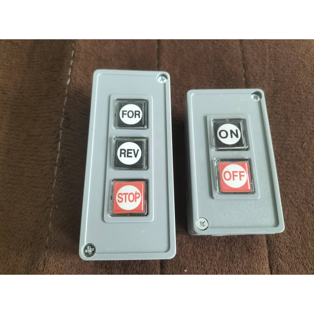 Forward Reverse Stop ON OFF TPB-2 TPB-3 2P 3P Momentary Push Button ...