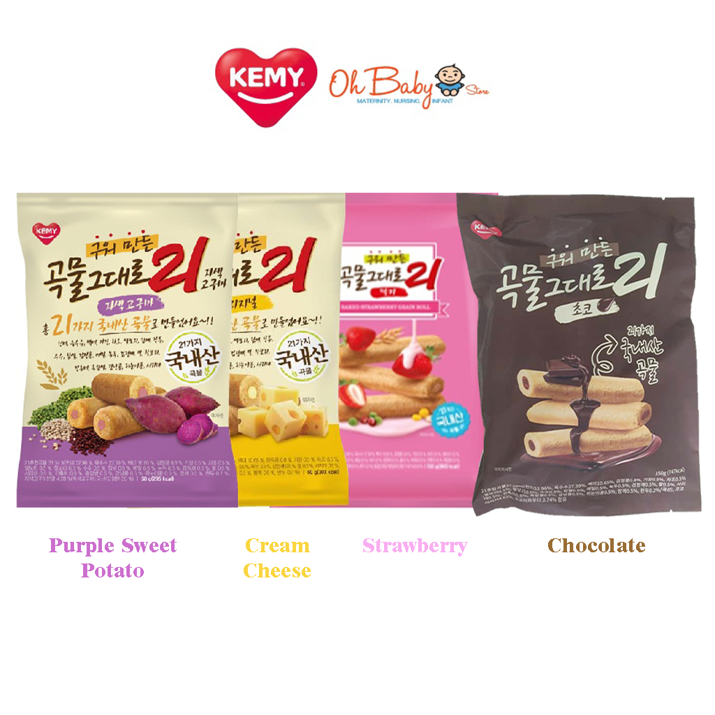 Kemy Premium Baked Grain Crispy Roll 21 12m+ (150g) | Shopee Malaysia