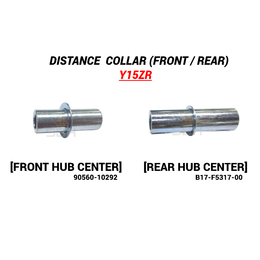 Y15ZR REAR DISTANCE COLLAR FRONT HUB CENTER BUSH REAR HUB CENTER BUSH ...
