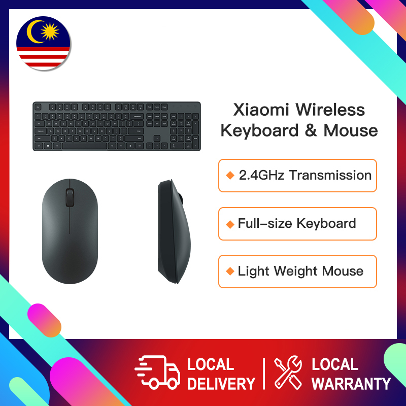 Xiaomi Wireless Keyboard & Mouse Set 2 2.4GHz Portable Multimedia Full ...