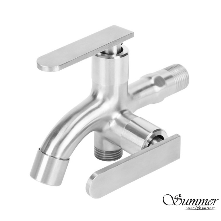 (Clear Stock) SUS304 STAINLESS STEEL KITCHEN & BATHROOM DOUBLE TAP ...