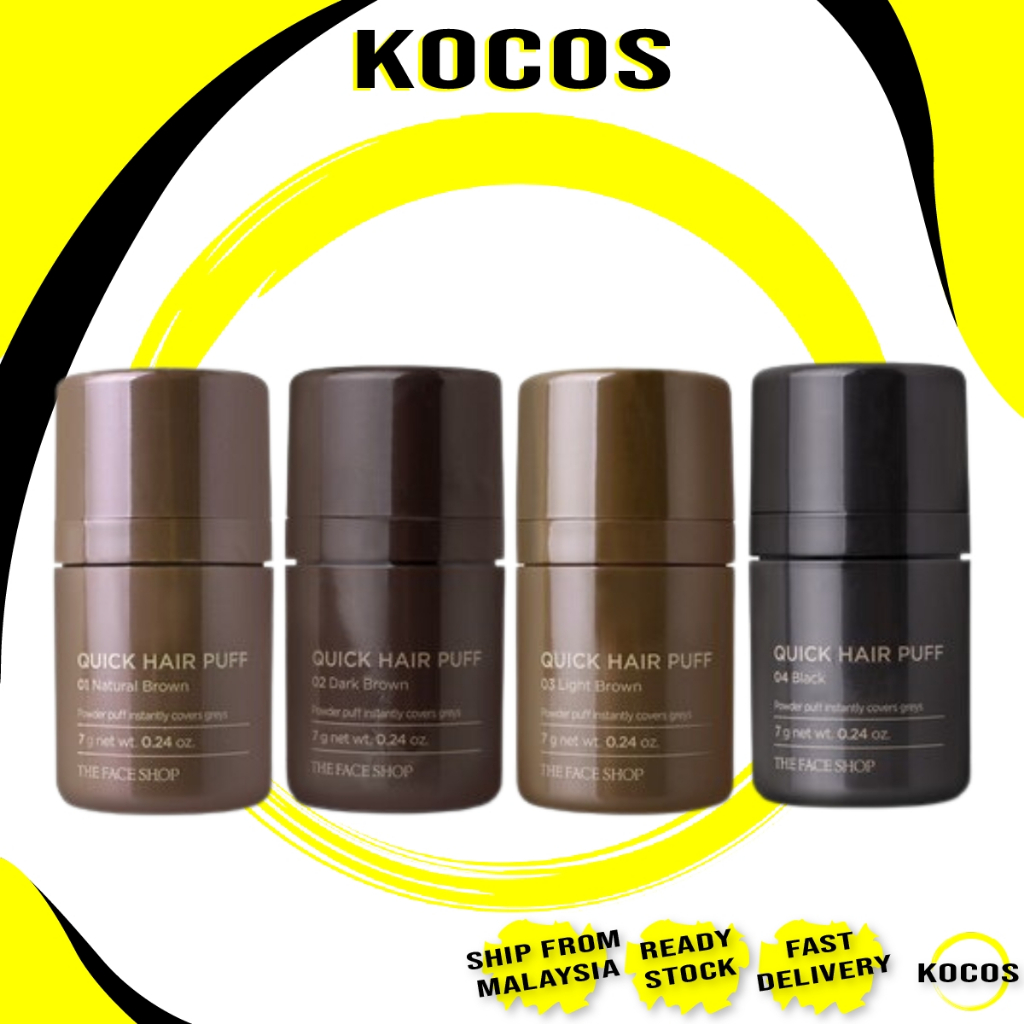 The Face Shop Quick Hair Puff / Shadow (4 Color) - Ready Stocks ...