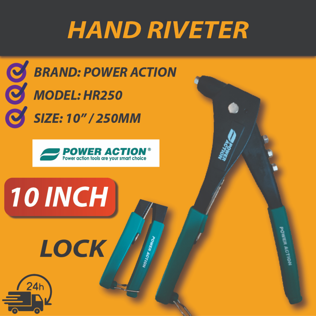 10'' Rivet Gun Hand Riveter Tool Good Quality Hand Riveter Gun POWER ...