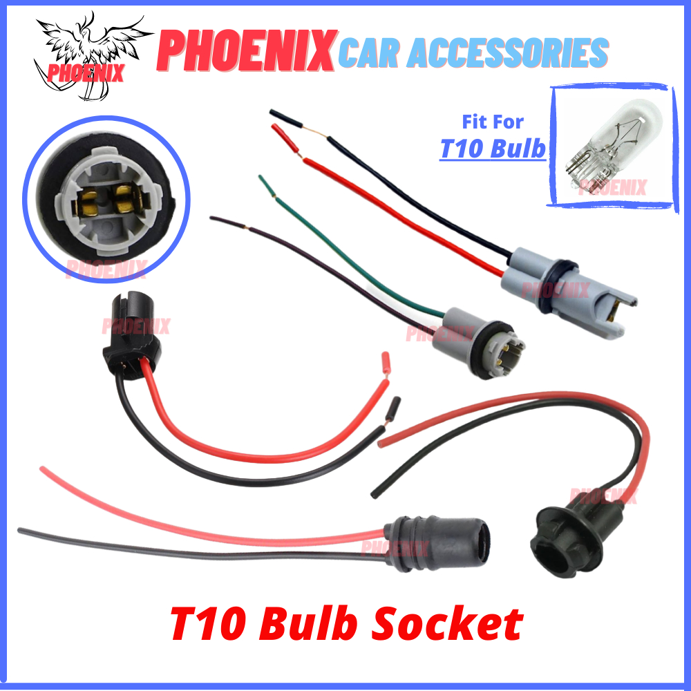 T10 Universal Light Bulb Socket Holder Small Lamp Cord Extension ...