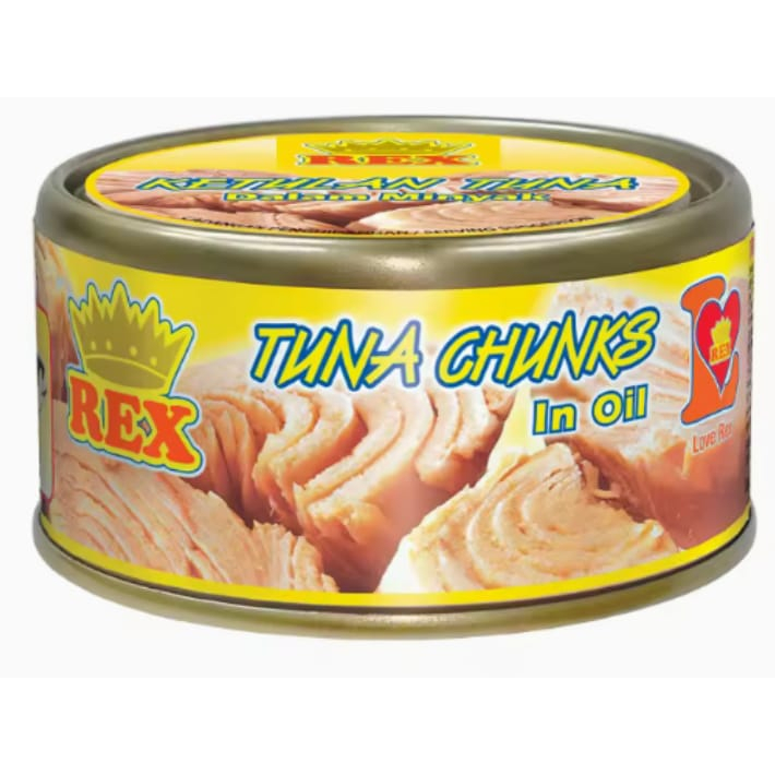 REX TUNA CHUNKS IN OIL 150G | Shopee Malaysia