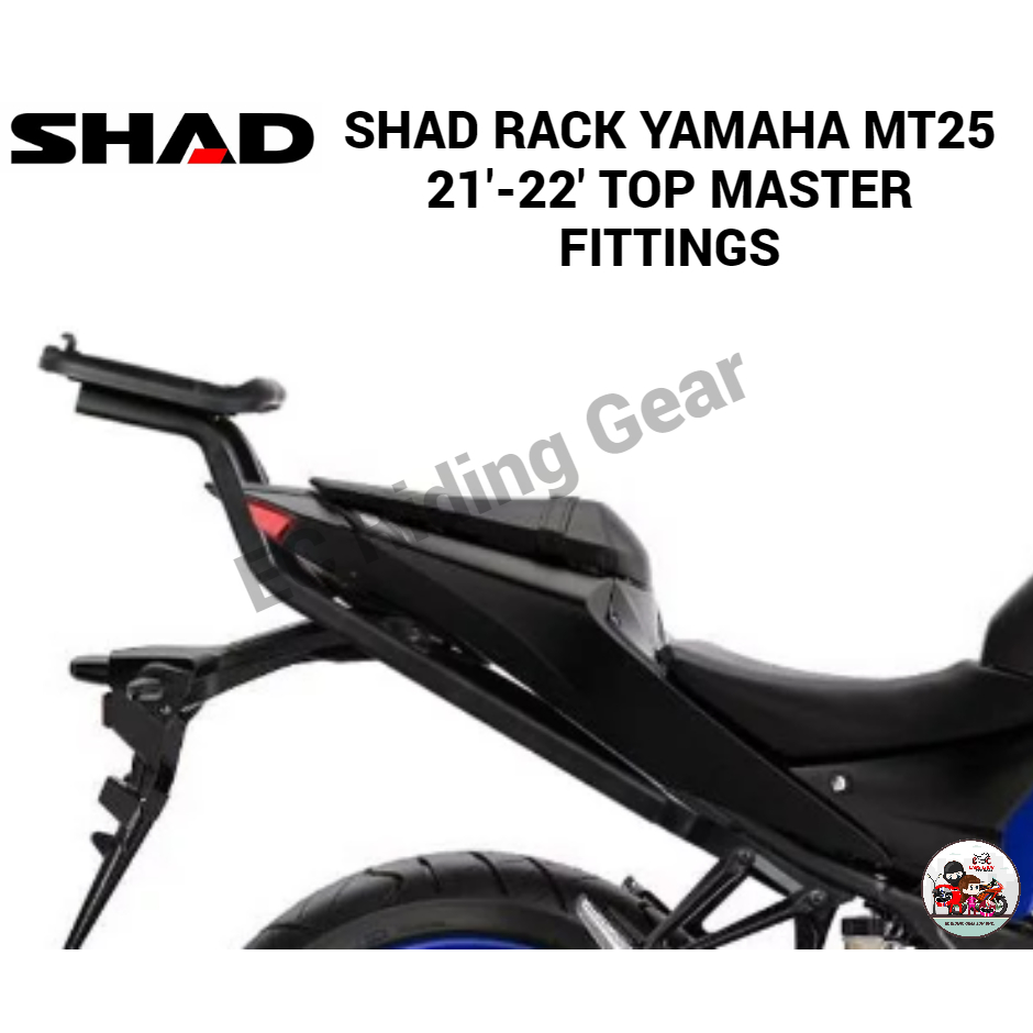 SHAD RACK 100% ORIGINAL SHAD TOP MASTER FITTINGS & SIDE RACK YAMAHA ...