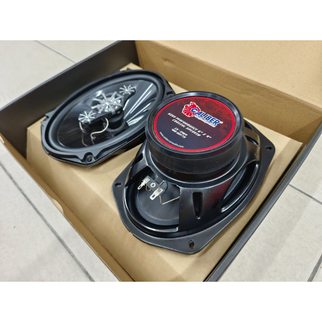 ORIGINAL CALIBER 6x9" 4-Way Car Speaker CS-6969/6968 400/500Watts Wira ...
