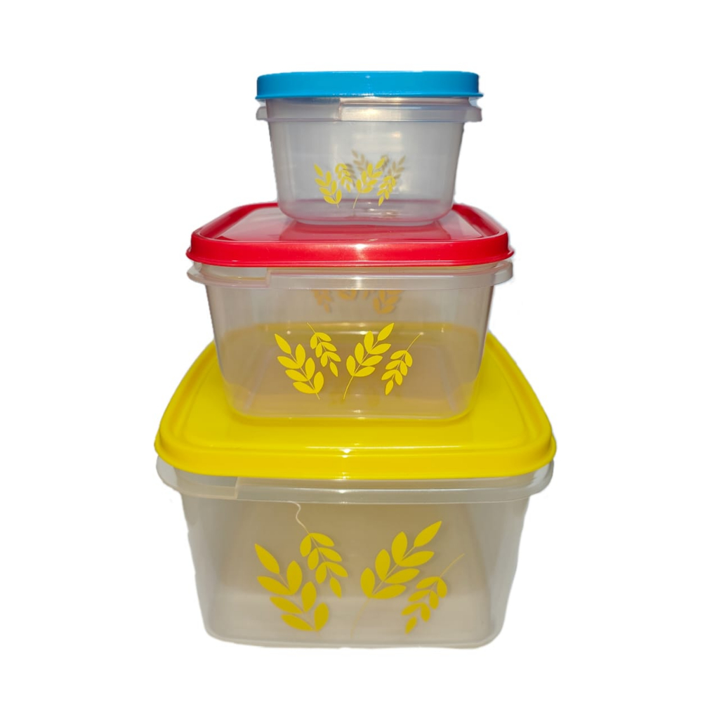 3 in 1 Container Set/Food Container / Multipurpose Storage Food ...