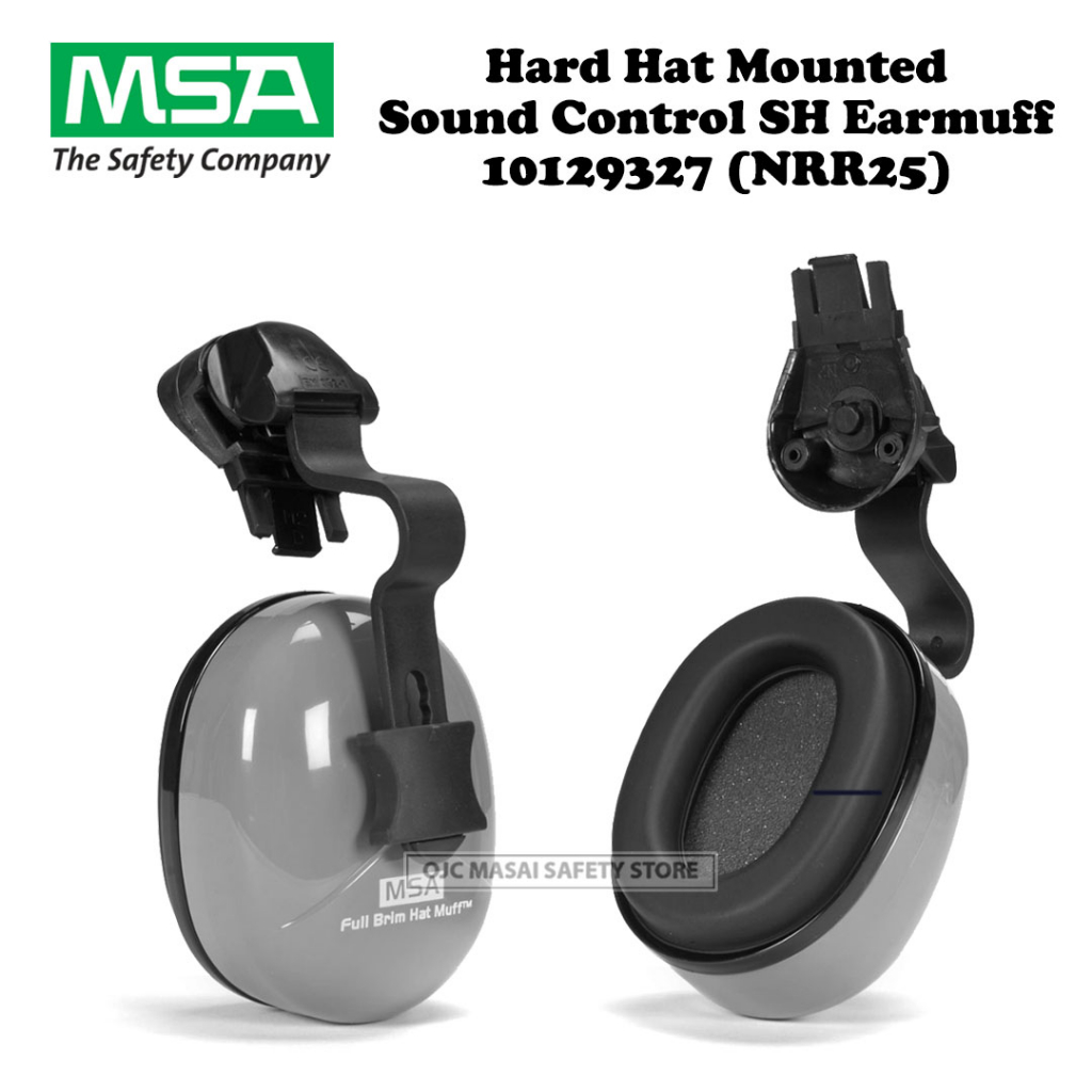 MSA Hard Hat Mounted Sound Control SH Earmuff 10129327 (NRR25) | Shopee ...