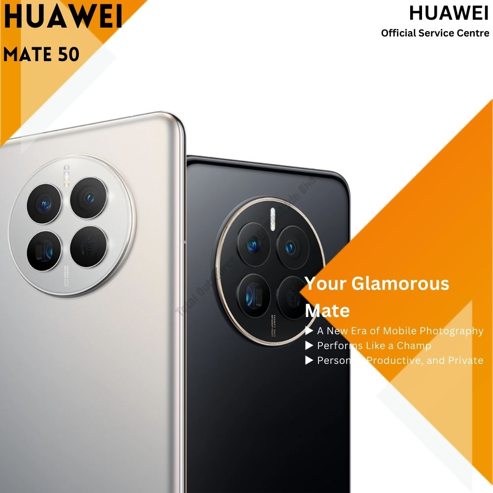 📱Huawei Mate 50 - Black, Silver - 8 GB RAM + 256 GB ROM XMAGE Camera IP68 Water and Dust ...