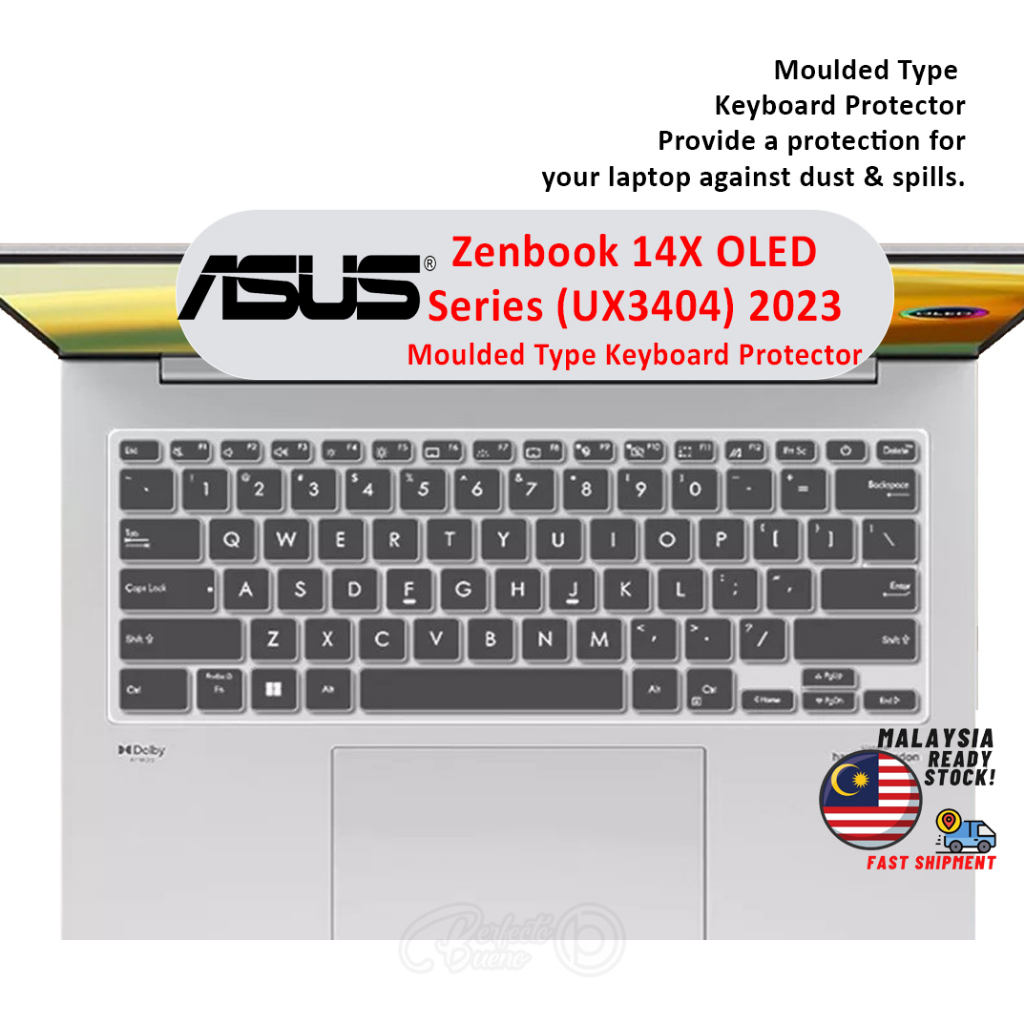 Keyboard Protector for ASUS Zenbook 14X OLED series UX3404 2023 Model ...