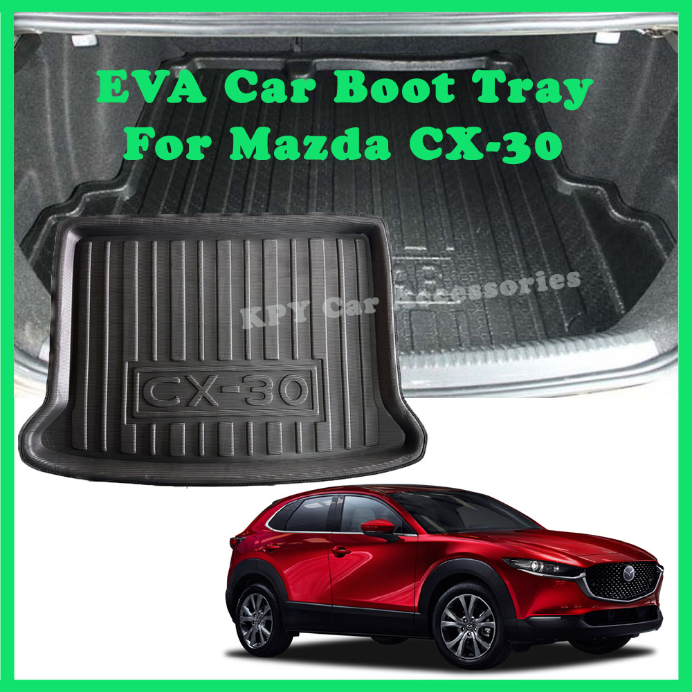 MAZDA CX30 Car Rear Boot Tray Luggage Cargo Trunk Tray Pelapik Boot ...