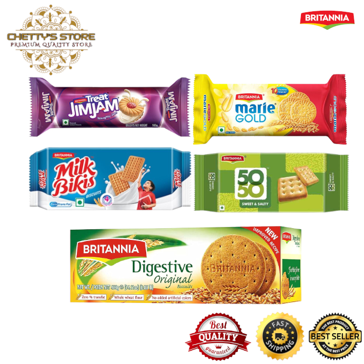 (IMPORTED INDIA) BRITANNIA ASSORTED BISCUITS ( 62G/100G/150G/250G/350G ...