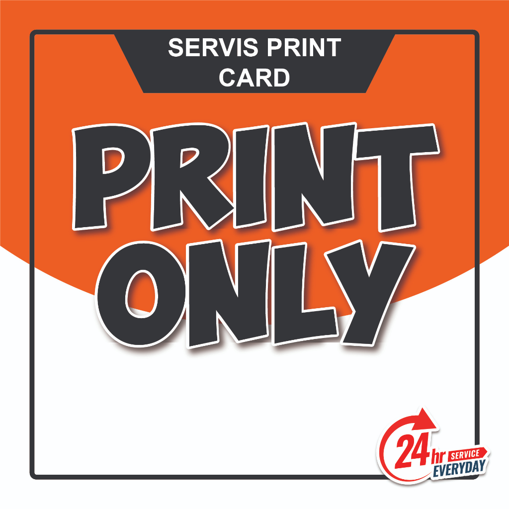 Print card ( print only no cutting ) loose sheet | Shopee Malaysia