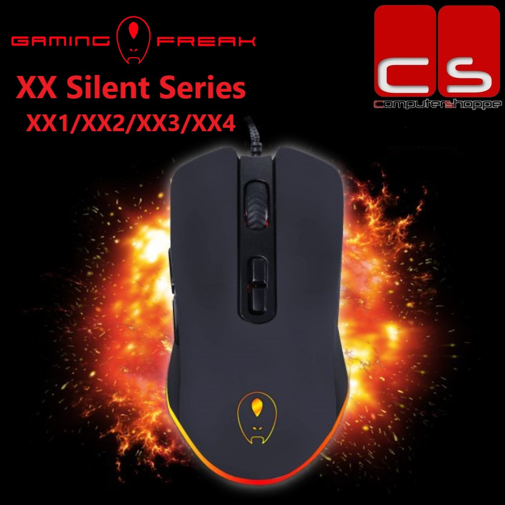 Gaming Freak XX Series Silent Optical USB RGB Gaming Mouse - XX1/XX2/XX3/XX4 | Shopee Malaysia