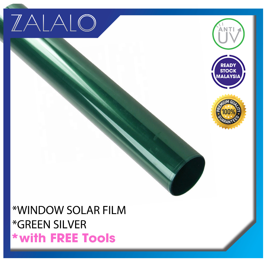 ZALALO Tinted Rumah Anti UV Fully Privacy Black Film Window Tint Anti ...