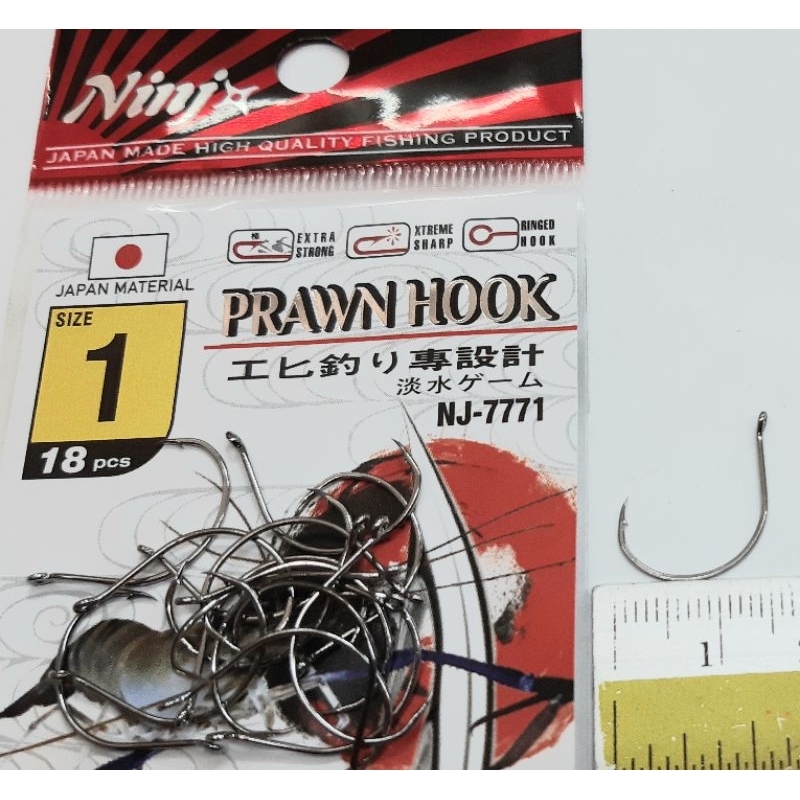 NINJA PRAWN HOOK NJ7771 | Shopee Malaysia