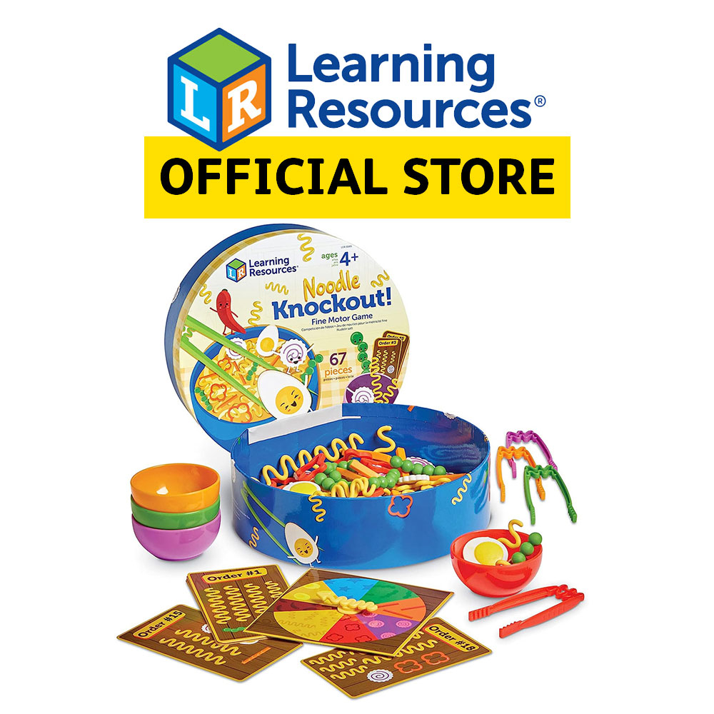 Learning Resources Noodle Knockout Fine Motor Game- Age 4+, Fine Motor ...