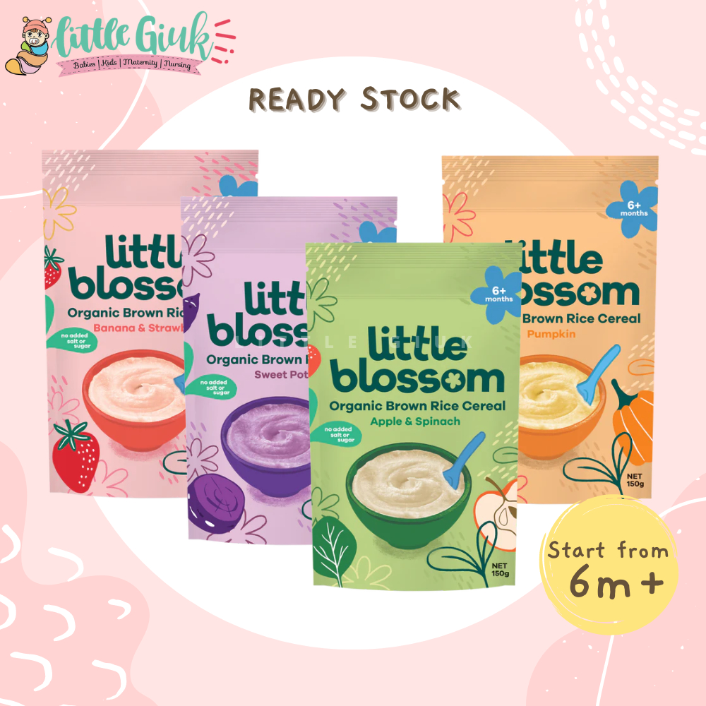 LIttle Blossom Organic Brown Rice Cereal for 6m+ | Shopee Malaysia